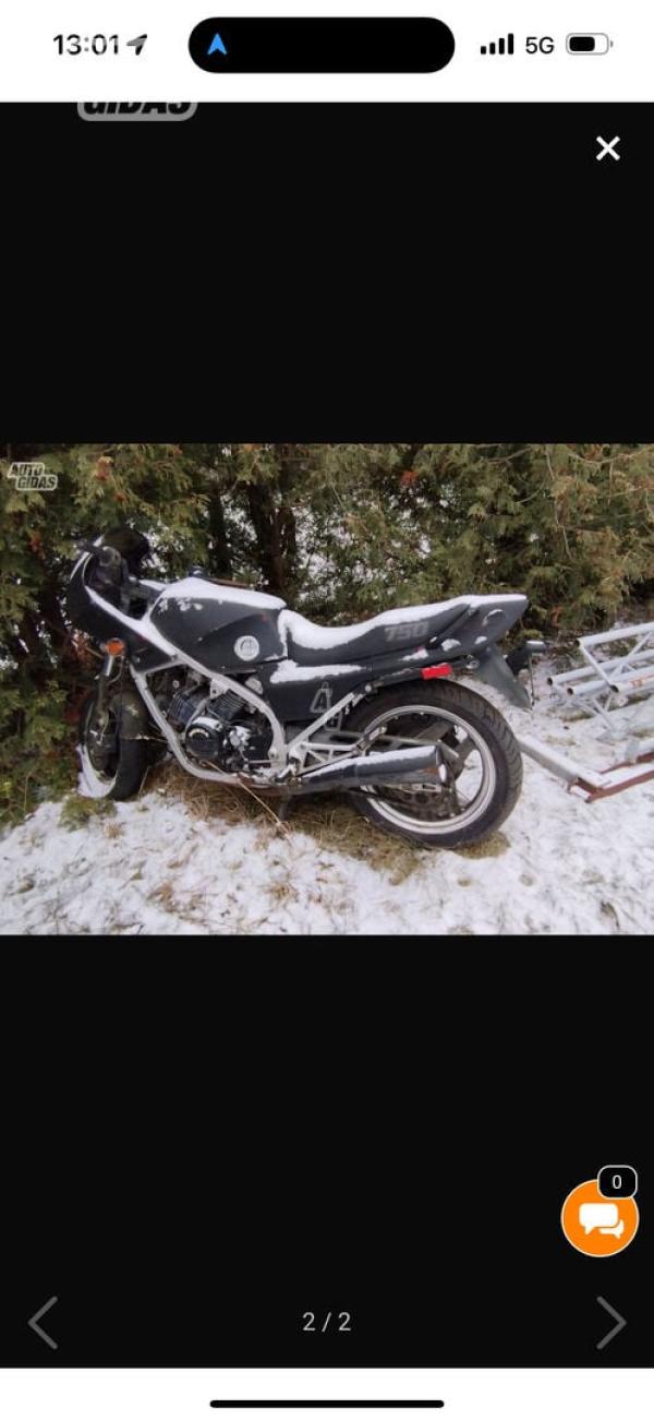 Honda VF 1984 Panevēža, ar dzinēja tilpumu 0.00 L un nobraukumu 0 tūkst. km par 1300 €, foto 2 vietnē AUTOMOTO.COM.LV