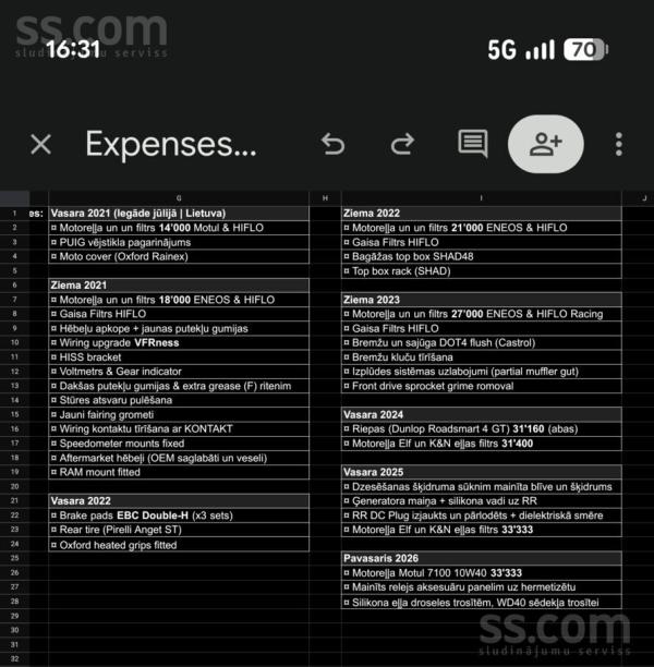 Хонда VFR 2003 в Рига, объемом двигателя 0.80 л и пробегом 0 тыс. км за 3000 €, фото 10 на AUTOMOTO.COM.LV