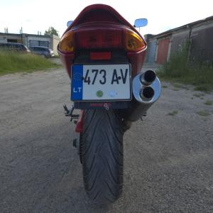 Sarkans Honda VFR 1999 Radviliškis, ar dzinēja tilpumu 0.78 L un nobraukumu 118 tūkst. km par 1550 €, foto 7 vietnē AUTOMOTO.COM.LV