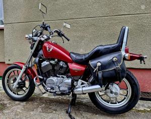 Black Honda VT Shadow 1986 in Kaunas, with an engine capacity of 0.50 L and mileage of 34 thousand km for 1650 €, photo 8 on AUTOMOTO.COM.LV