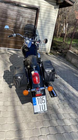 Black Honda VT Shadow 1997 in Vilnius, with an engine capacity of 0.75 L and mileage of 28 thousand km for 3150 €, photo 4 on AUTOMOTO.COM.LV