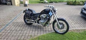 Black Honda VT Shadow 1999 in Marijampole, with an engine capacity of 0.60 L and mileage of 39 thousand km for 3600 €, photo  on AUTOMOTO.COM.LV