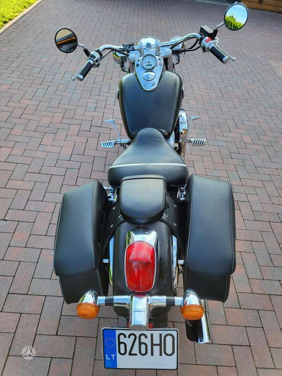 Melns Honda VT Shadow 2000 Pasvalys, ar dzinēja tilpumu 0.75 L un nobraukumu 51 tūkst. km par 2950 €, foto 7 vietnē AUTOMOTO.COM.LV
