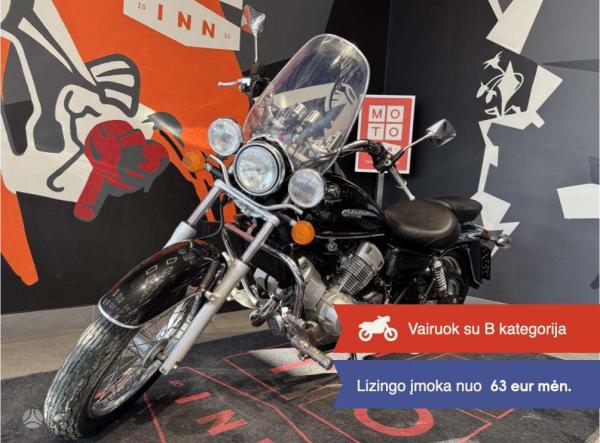 Black Honda VT Shadow 2001 in Vilnius, with an engine capacity of 0.13 L and mileage of 11 thousand km for 2999 €, photo 1 on AUTOMOTO.COM.LV