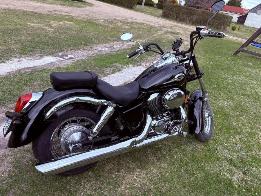 Melns Honda VT Shadow 2002 Viļņa, ar dzinēja tilpumu 0.75 L un nobraukumu 27 tūkst. km par 3440 €, foto 8 vietnē AUTOMOTO.COM.LV