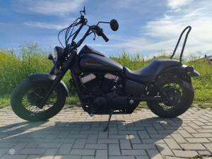 Black Honda VT Shadow 2014 in Klaipeda, with an engine capacity of 0.75 L and mileage of 33 thousand km for 6200 €, photo  on AUTOMOTO.COM.LV