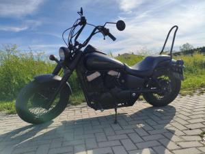 Black Honda VT Shadow 2014 in Klaipeda, with an engine capacity of 0.75 L and mileage of 33 thousand km for 6200 €, photo 4 on AUTOMOTO.COM.LV