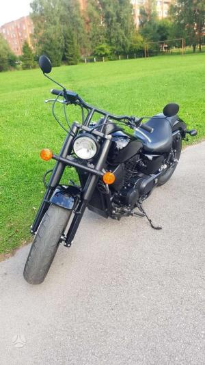 Melns Honda VT Shadow 2015 Klaipėda, ar dzinēja tilpumu 0.75 L un nobraukumu 19 tūkst. km par 4800 €, foto 9 vietnē AUTOMOTO.COM.LV