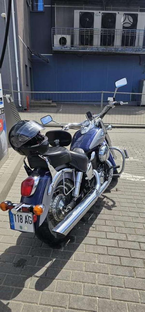 Zils Honda VT Shadow 2001 Viļņa, ar dzinēja tilpumu 0.75 L un nobraukumu 47 tūkst. km par 3600 €, foto 3 vietnē AUTOMOTO.COM.LV