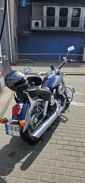 Blue Honda VT Shadow 2001 in Vilnius, with an engine capacity of 0.75 L and mileage of 47 thousand km for 3600 €, photo 4 on AUTOMOTO.COM.LV