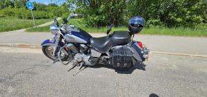 Blue Honda VT Shadow 2001 in Vilnius, with an engine capacity of 0.75 L and mileage of 47 thousand km for 3600 €, photo 7 on AUTOMOTO.COM.LV