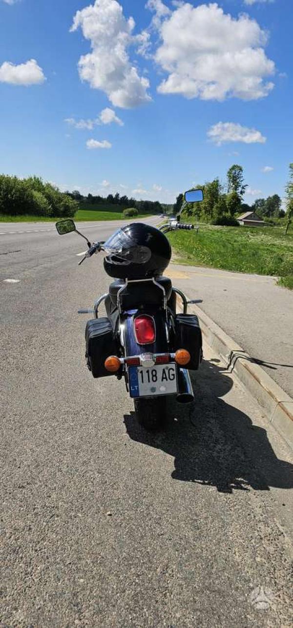 Blue Honda VT Shadow 2001 in Vilnius, with an engine capacity of 0.75 L and mileage of 47 thousand km for 3600 €, photo 7 on AUTOMOTO.COM.LV