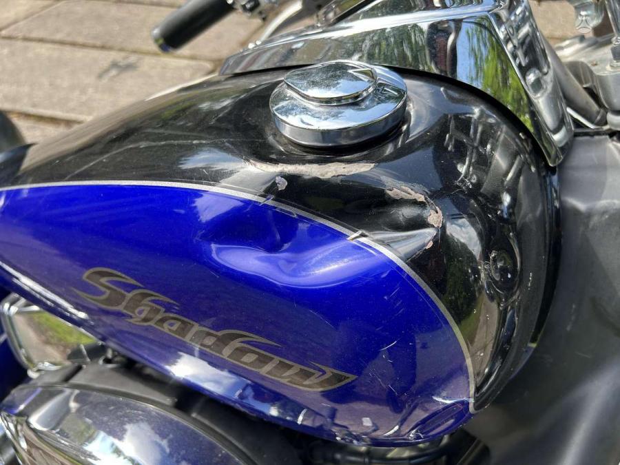 Синий Хонда VT Shadow 2004 в Радвилишкис, объемом двигателя 0.75 л и пробегом 26 тыс. км за 2300 €, фото 5 на AUTOMOTO.COM.LV