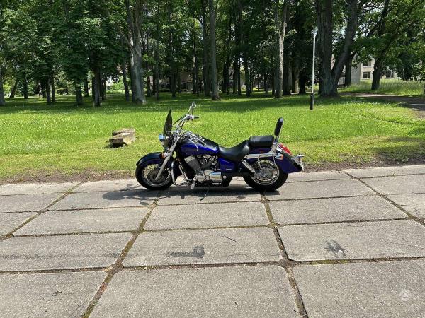 Blue Honda VT Shadow 2004 in Radviliskis, with an engine capacity of 0.75 L and mileage of 26 thousand km for 2300 €, photo 9 on AUTOMOTO.COM.LV