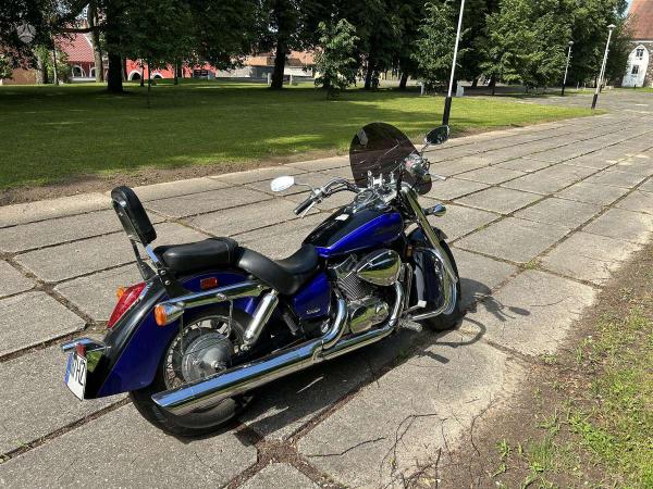 Blue Honda VT Shadow 2004 in Radviliskis, with an engine capacity of 0.75 L and mileage of 26 thousand km for 2300 €, photo 10 on AUTOMOTO.COM.LV