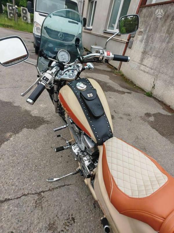 Brown Honda VT Shadow 1992 in Vilnius, with an engine capacity of 0.60 L and mileage of 63 thousand km for 2250 €, photo 6 on AUTOMOTO.COM.LV