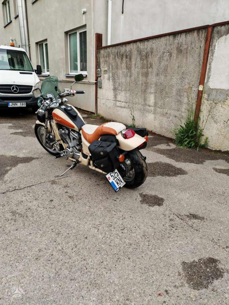 Brown Honda VT Shadow 1992 in Vilnius, with an engine capacity of 0.60 L and mileage of 63 thousand km for 2250 €, photo 16 on AUTOMOTO.COM.LV
