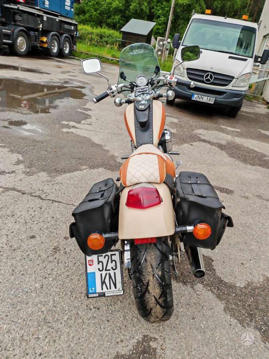 Brown Honda VT Shadow 1992 in Vilnius, with an engine capacity of 0.60 L and mileage of 63 thousand km for 2250 €, photo 17 on AUTOMOTO.COM.LV