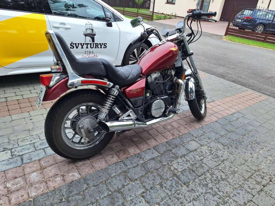 Honda VT Shadow 1985 in Kaunas, with an engine capacity of 0.75 L and mileage of 38 thousand km for 800 €, photo 9 on AUTOMOTO.COM.LV
