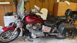 Honda VT Shadow 1994 in Vilnius, with an engine capacity of 1.10 L and mileage of 60 thousand km for 3100 €, photo 6 on AUTOMOTO.COM.LV