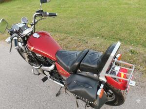 Red Honda VT Shadow 1984 in Jurbarkas, with an engine capacity of 0.70 L and mileage of 32 thousand km for 1530 €, photo 10 on AUTOMOTO.COM.LV