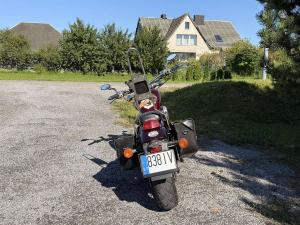 Sarkans Honda VT Shadow 1990 Viļņa, ar dzinēja tilpumu 0.58 L un nobraukumu 67 tūkst. km par 2300 €, foto 6 vietnē AUTOMOTO.COM.LV