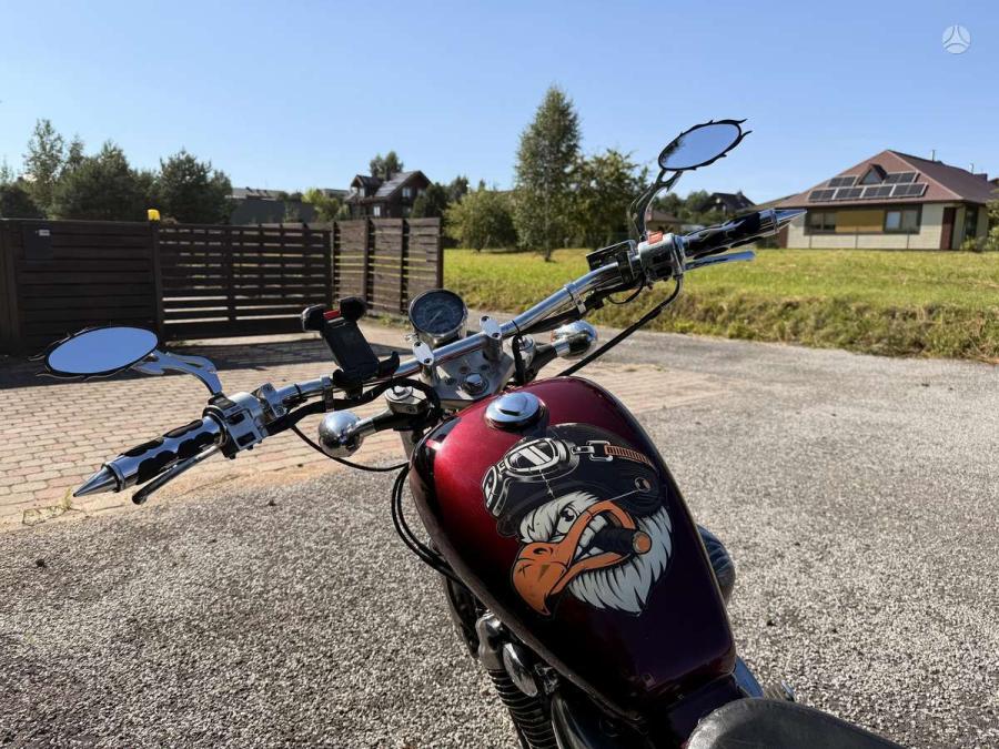 Sarkans Honda VT Shadow 1990 Viļņa, ar dzinēja tilpumu 0.58 L un nobraukumu 67 tūkst. km par 2300 €, foto 26 vietnē AUTOMOTO.COM.LV