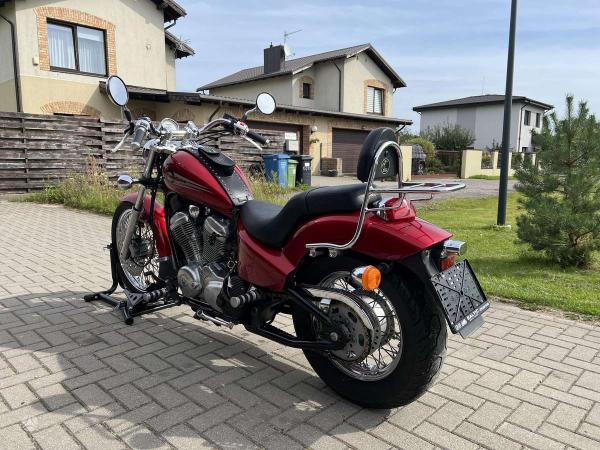 Red Honda VT Shadow 1998 in Vilnius, with an engine capacity of 0.60 L and mileage of 37 thousand km for 2150 €, photo 6 on AUTOMOTO.COM.LV