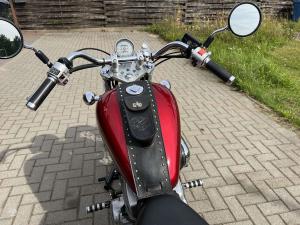 Red Honda VT Shadow 1998 in Vilnius, with an engine capacity of 0.60 L and mileage of 37 thousand km for 2150 €, photo 12 on AUTOMOTO.COM.LV