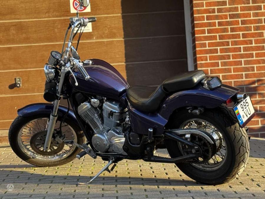 Violet Honda VT Shadow 1994 in Vilnius, with an engine capacity of 0.60 L and mileage of 6 thousand km for 2250 €, photo 5 on AUTOMOTO.COM.LV