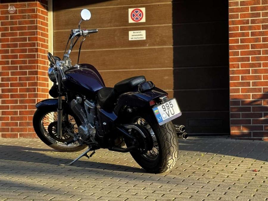 Violet Honda VT Shadow 1994 in Vilnius, with an engine capacity of 0.60 L and mileage of 6 thousand km for 2250 €, photo 16 on AUTOMOTO.COM.LV