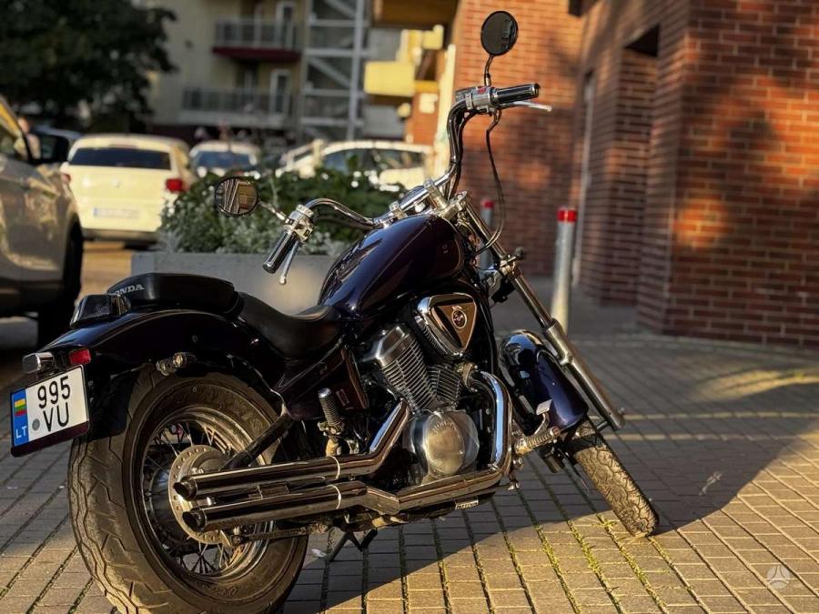 Violet Honda VT Shadow 1994 in Vilnius, with an engine capacity of 0.60 L and mileage of 6 thousand km for 2250 €, photo 17 on AUTOMOTO.COM.LV