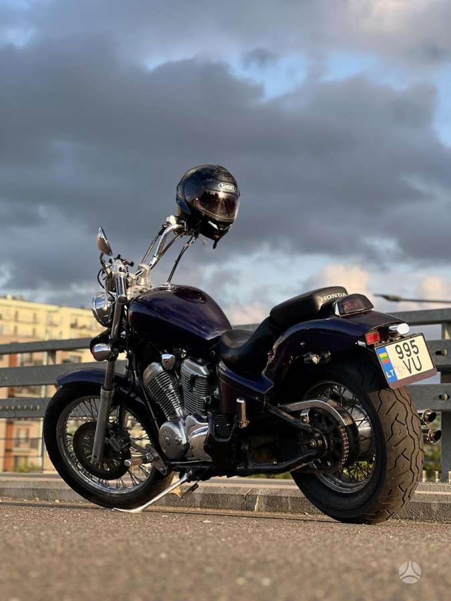 Violet Honda VT Shadow 1994 in Vilnius, with an engine capacity of 0.60 L and mileage of 6 thousand km for 2250 €, photo 31 on AUTOMOTO.COM.LV