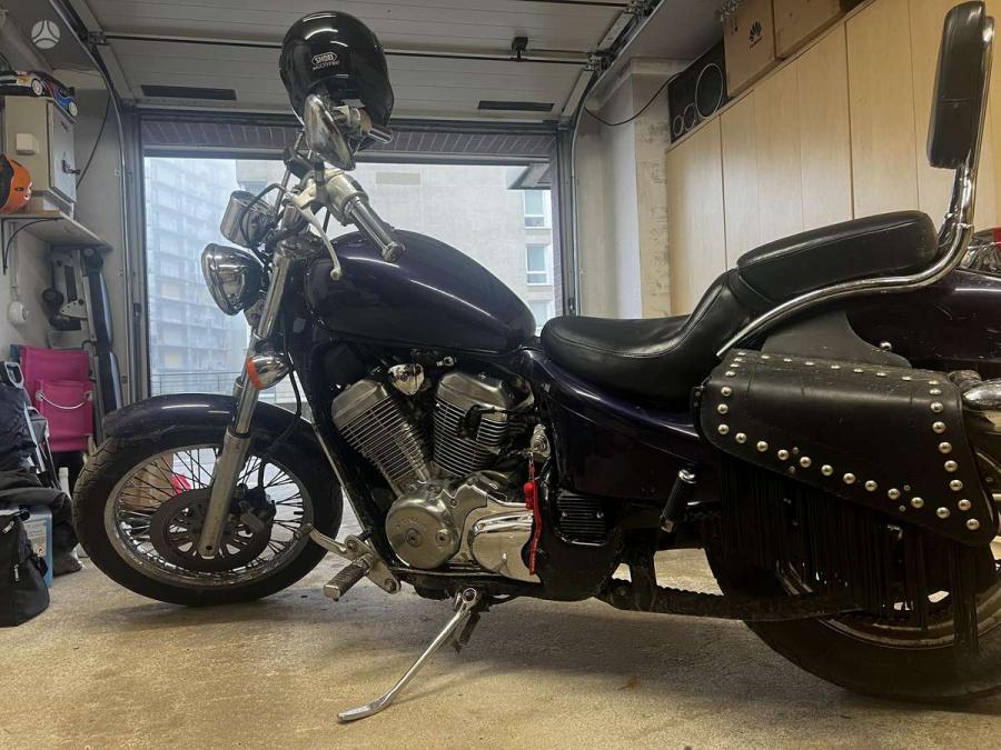 Violet Honda VT Shadow 1994 in Vilnius, with an engine capacity of 0.60 L and mileage of 6 thousand km for 2250 €, photo 35 on AUTOMOTO.COM.LV