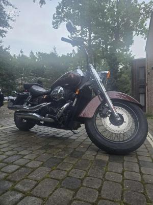 Yellow Honda VT Shadow 2018 in Klaipeda, with an engine capacity of 0.75 L and mileage of 16 thousand km for 6800 €, photo 4 on AUTOMOTO.COM.LV