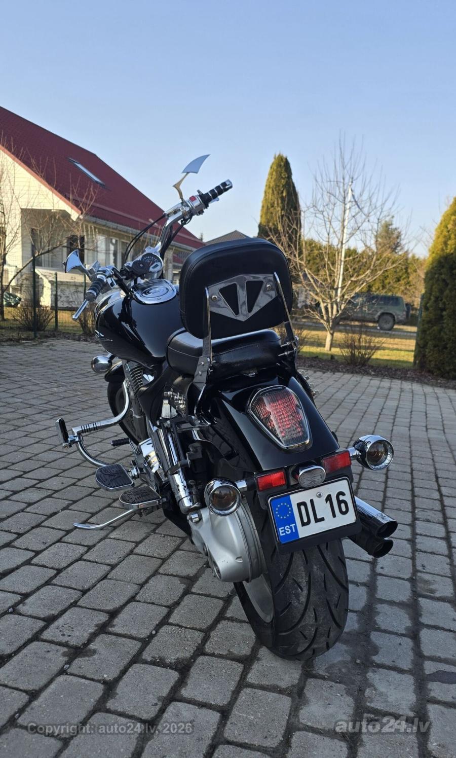 Black Honda VTX 1800 2002 in Tartu, with an engine capacity of 1.80 L and mileage of 64 thousand km for 6000 €, photo 7 on AUTOMOTO.COM.LV