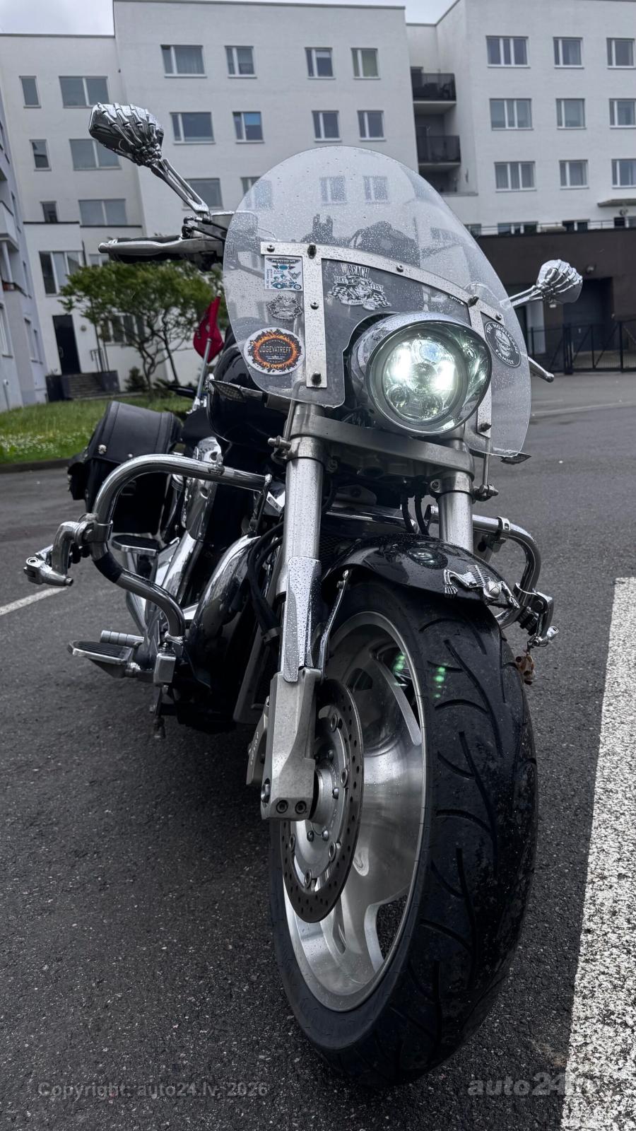 Black Honda VTX 1800 2008 in Tallinn, with an engine capacity of 1.80 L and mileage of 75 thousand km for 6500 €, photo 10 on AUTOMOTO.COM.LV