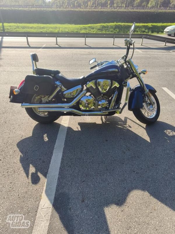 Zils Honda VTX 2004 Kauņa, ar dzinēja tilpumu 1.31 L un nobraukumu 89 tūkst. km par 3999 €, foto 4 vietnē AUTOMOTO.COM.LV