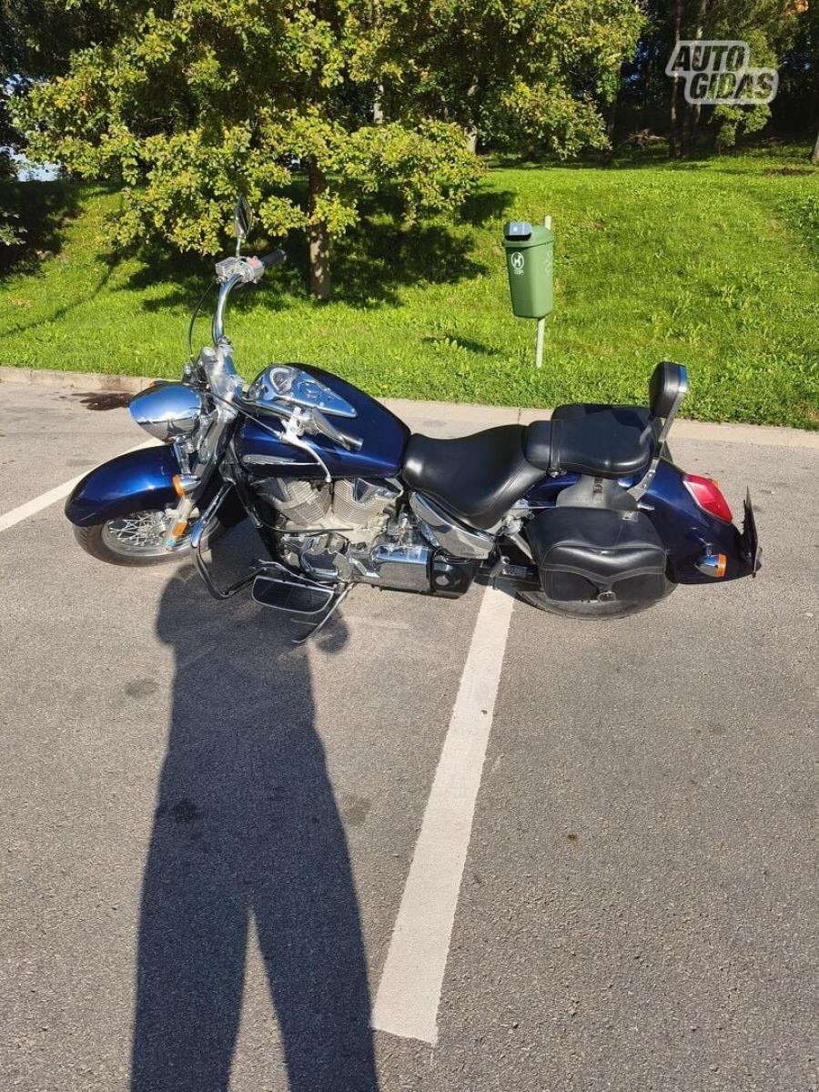 Blue Honda VTX 2004 in Kaunas, with an engine capacity of 1.31 L and mileage of 89 thousand km for 3999 €, photo 5 on AUTOMOTO.COM.LV