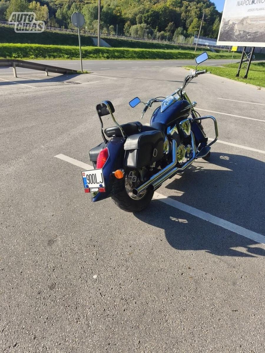 Blue Honda VTX 2004 in Kaunas, with an engine capacity of 1.31 L and mileage of 89 thousand km for 3999 €, photo 6 on AUTOMOTO.COM.LV