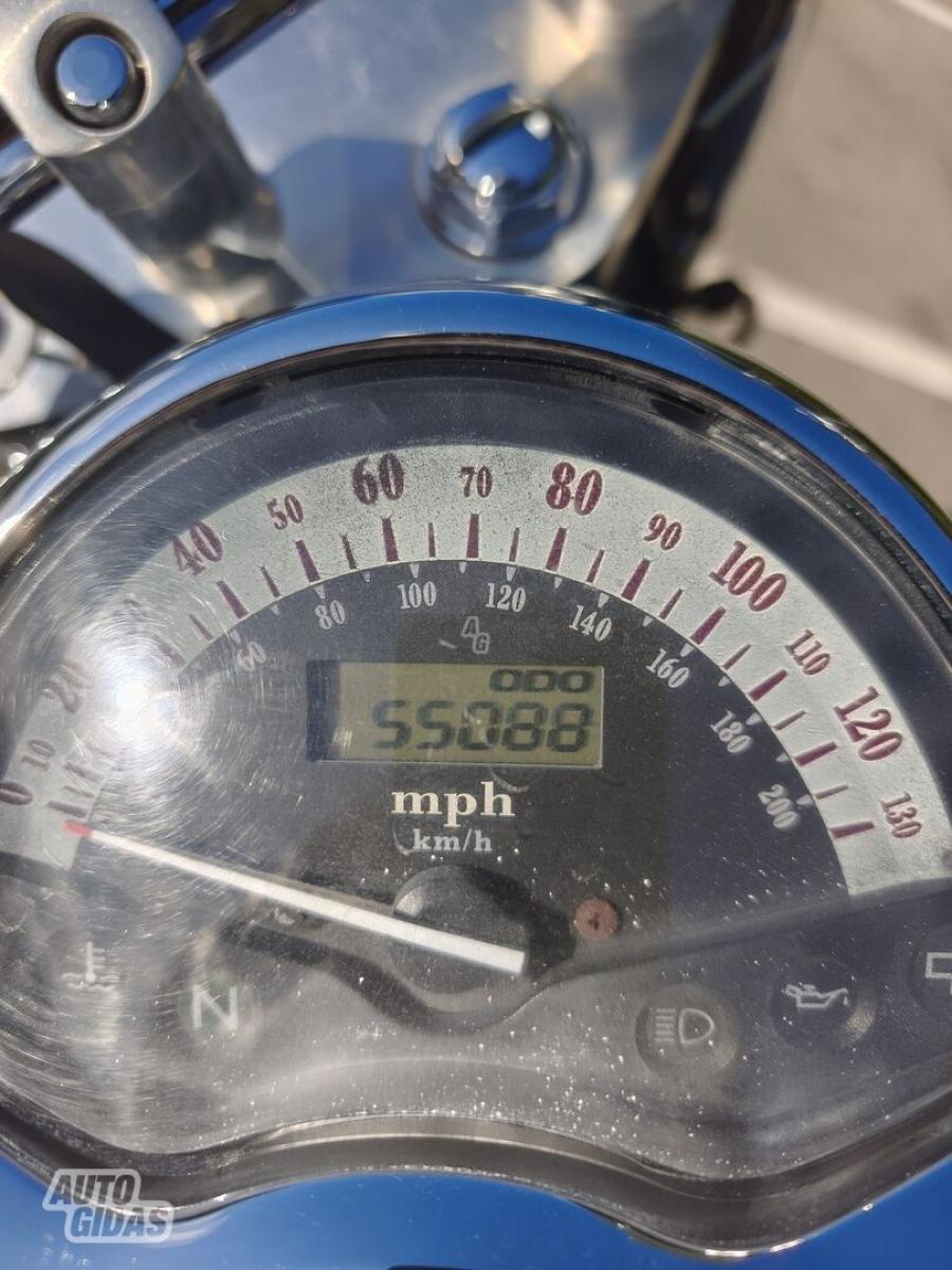 Blue Honda VTX 2004 in Kaunas, with an engine capacity of 1.31 L and mileage of 89 thousand km for 3999 €, photo 8 on AUTOMOTO.COM.LV
