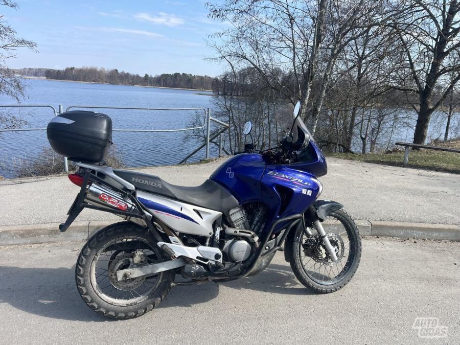 Blue Honda XL 2007 in Panevezys, with an engine capacity of 0.65 L and mileage of 68 thousand km for 3000 €, photo 6 on AUTOMOTO.COM.LV