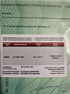 Honda XL 2007 Šauļi, ar dzinēja tilpumu 0.65 L un nobraukumu 53 tūkst. km par 3350 €, foto 11 vietnē AUTOMOTO.COM.LV