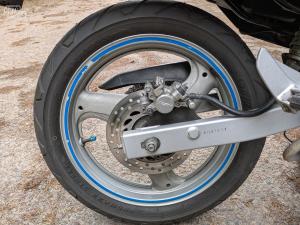 Violet Honda XL 2004 in Vilnius, with an engine capacity of 0.13 L and mileage of 40 thousand km for 2200 €, photo 24 on AUTOMOTO.COM.LV