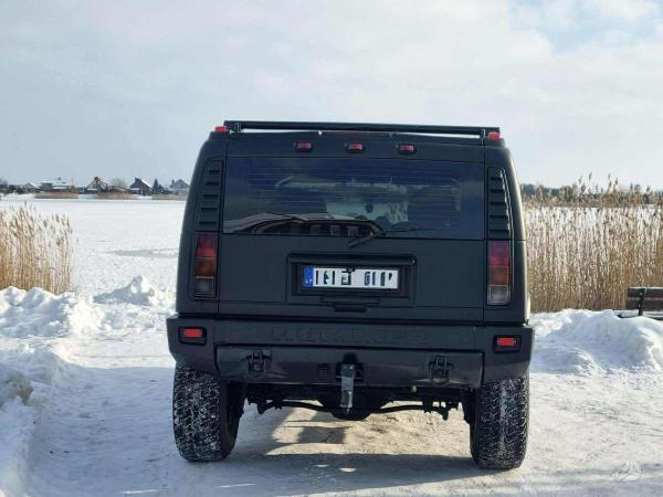 Melns Hummer H2 2003 Klaipėda, ar dzinēja tilpumu 6.00 L un nobraukumu 165 tūkst. km par 22500 €, foto 9 vietnē AUTOMOTO.COM.LV