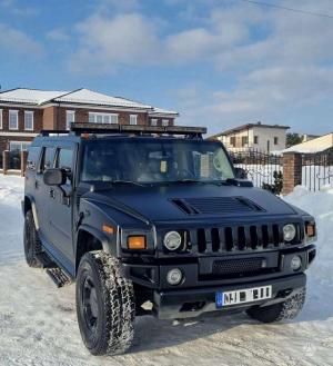 Black Hummer H2 2003 in Klaipeda, with an engine capacity of 6.00 L and mileage of 165 thousand km for 22500 €, photo 10 on AUTOMOTO.COM.LV