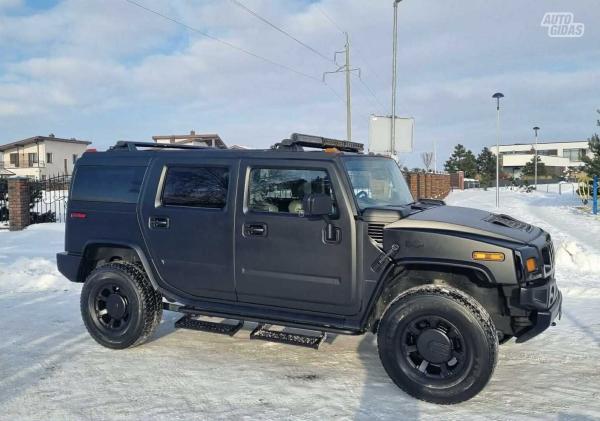 Black Hummer H2 2003 in Klaipeda, with an engine capacity of 6.00 L and mileage of 165 thousand km for 23900 €, photo 2 on AUTOMOTO.COM.LV