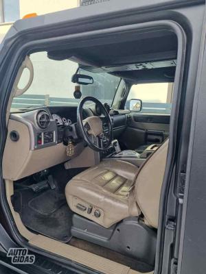 Melns Hummer H2 2003 Klaipėda, ar dzinēja tilpumu 6.00 L un nobraukumu 165 tūkst. km par 23900 €, foto 6 vietnē AUTOMOTO.COM.LV