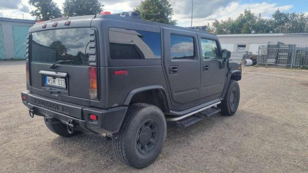 Black Hummer H2 2003 in Lazdijai, with an engine capacity of 0.00 L and mileage of 169 thousand km for 17400 €, photo 4 on AUTOMOTO.COM.LV