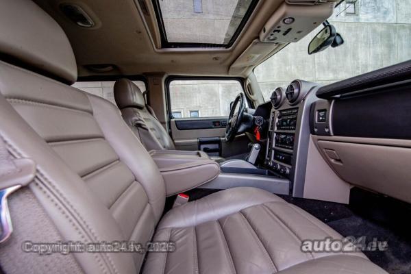 Melns Hummer H2 2004 Tallina, ar dzinēja tilpumu 6.00 L un nobraukumu 126 tūkst. km par 18888 €, foto 10 vietnē AUTOMOTO.COM.LV